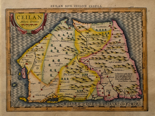 Ceilan - Mercator/ Hondius/ Cloppenburgh | Antique Maps Gallery