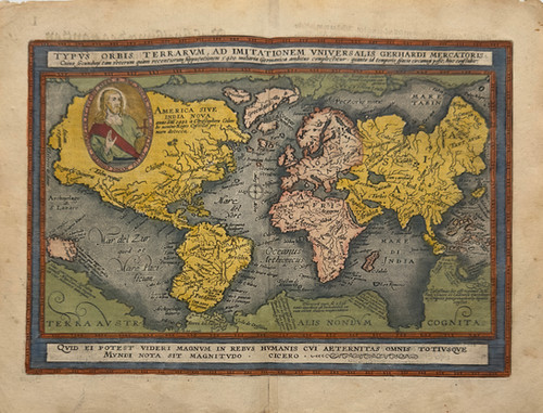 World - Johann Bussemacher, Matthias Quad | Antique Maps Gallery