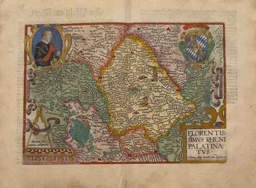 Germany, Rhine - Johann Bussemacher, Matthias Quad | Antique Maps Gallery