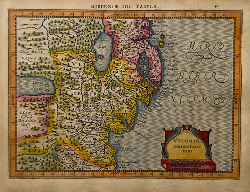 Ireland, Ulster - Mercator/ Hondius/ Cloppenburgh | Antique Maps Gallery