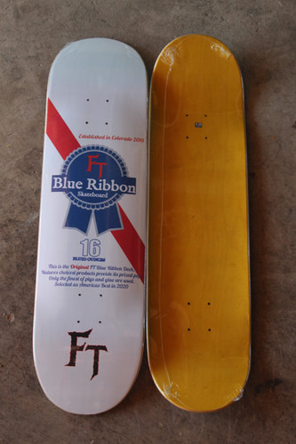 "Blue Ribbon" Deck | Fire Team Skateboard