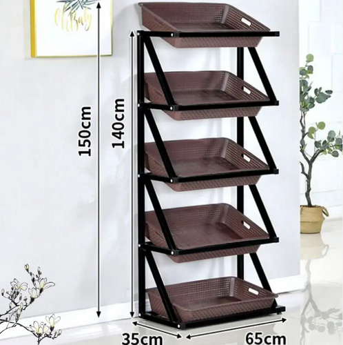 Fruit & Veg Display Shelf Rack | HM Smart Life