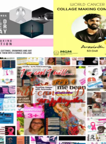 CANCER DAY COLLAGE MAKING COMPETITION | MGMCET