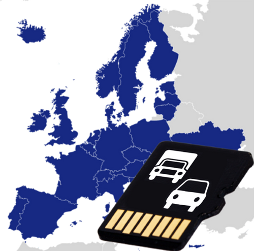 Navigations-SD-Karte Wohnmobil/ LKW/ PKW (EUROPA, 12 Monate) für SERIES ...