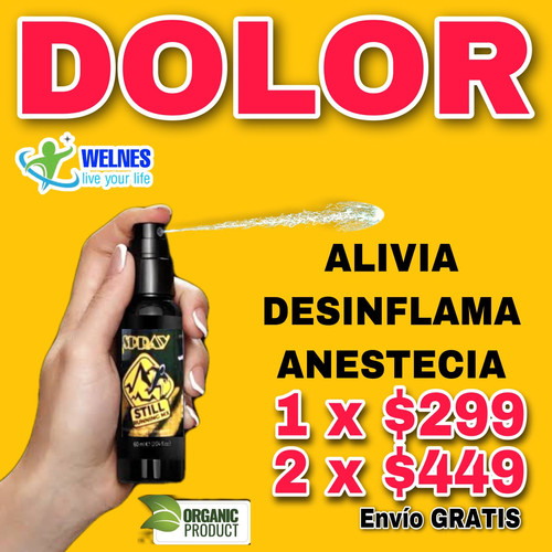 Spray contra el dolor Still Running | WELNES