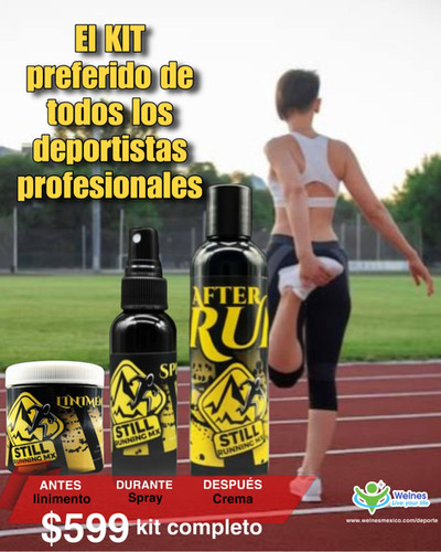 KIT DE PRODUCTOS STILL RUNNING | WELNES