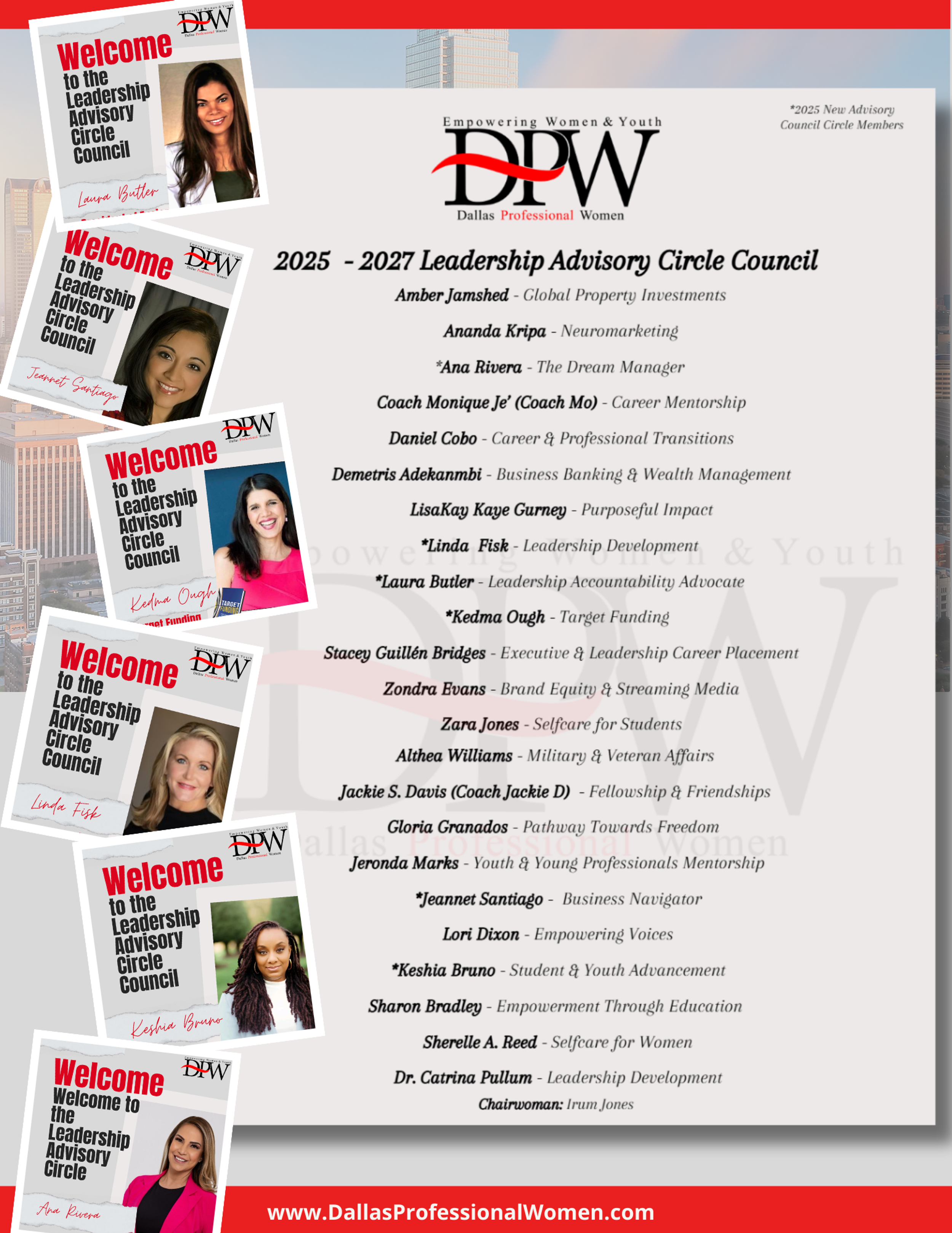 Dallas Professional Women Unveils the 2025–2027 Leadership Advisory ...