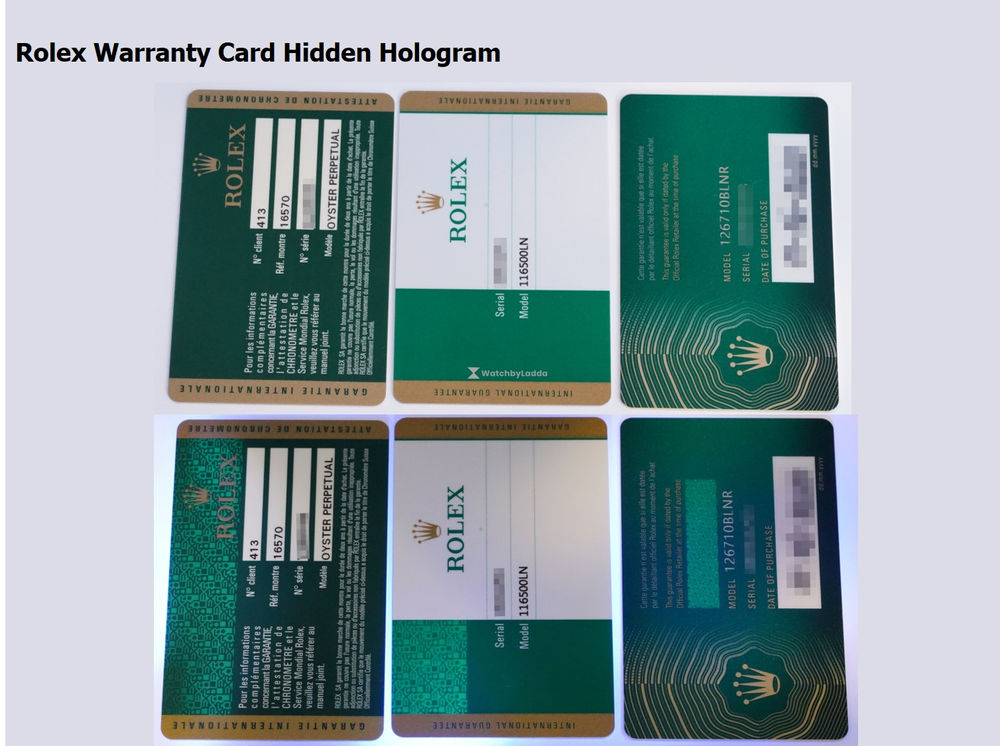 มาทำความรู้จัก Warranty Card รุ่นใหม่ของ Rolex ปี 2020 กันค่ะ