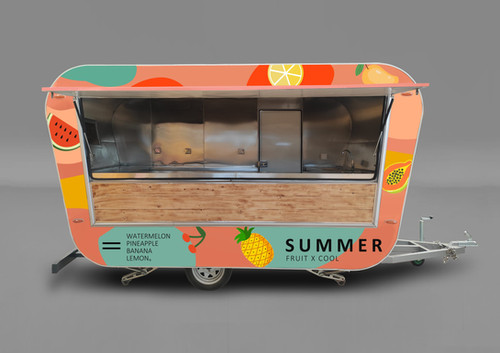 Trapezoid food trailer | ANTE TRAILERS