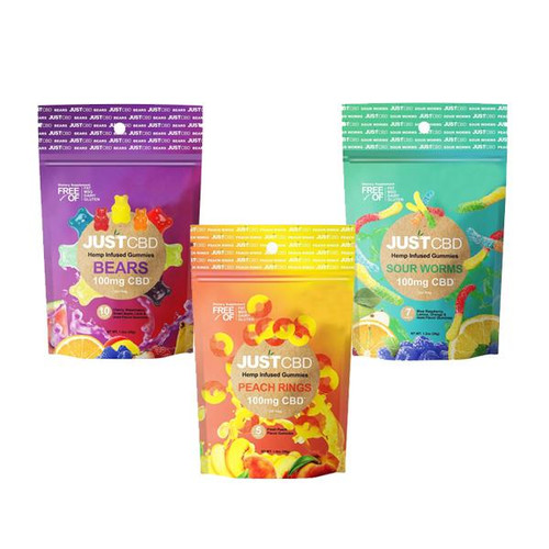 Sachet gummies 100mg | CARIBBEAN CBD