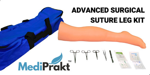 ADVANCED SURGICAL SUTURE LEG KIT | Ideal for Suture Training and ...