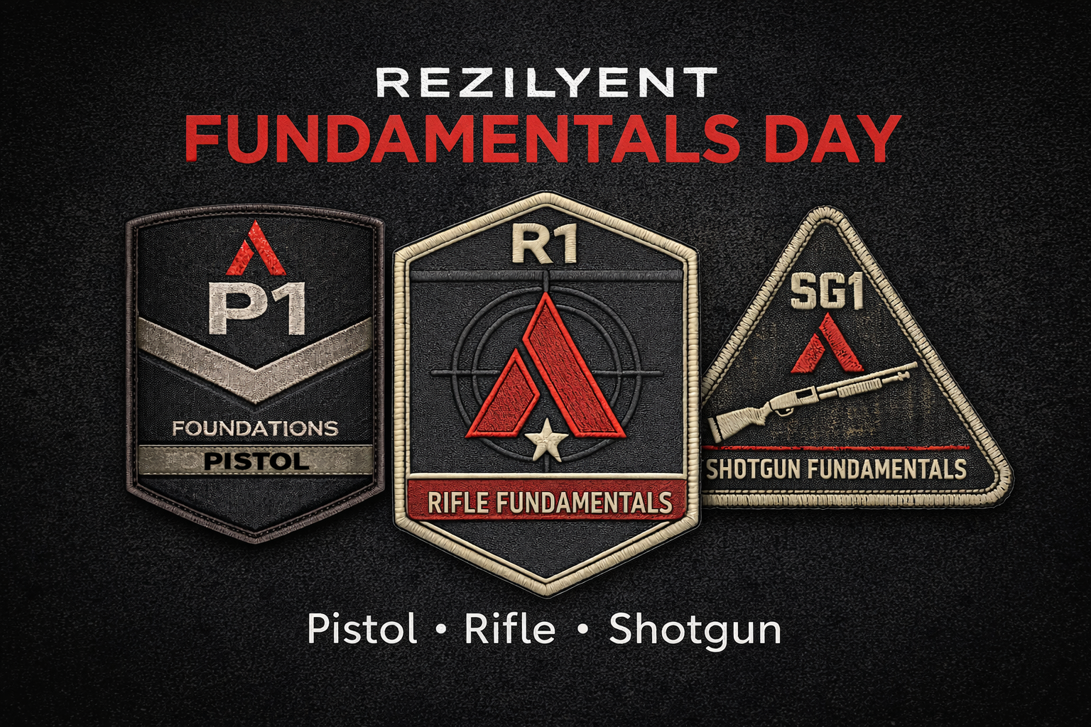 Rezilyent Fundamentals Day – Pistol, Rifle & Shotgun | REZILYENT