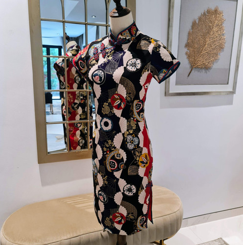 Nihon Motif Cheongsam Dress | The Cheongsam Shoppe