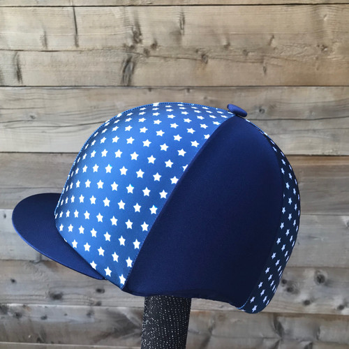 Navy blue stars white | Woodlodge silks