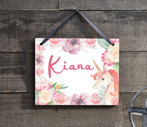 Personalized Kids Room Wooden Door Sign – Custom Name Wall Art for Boys ...