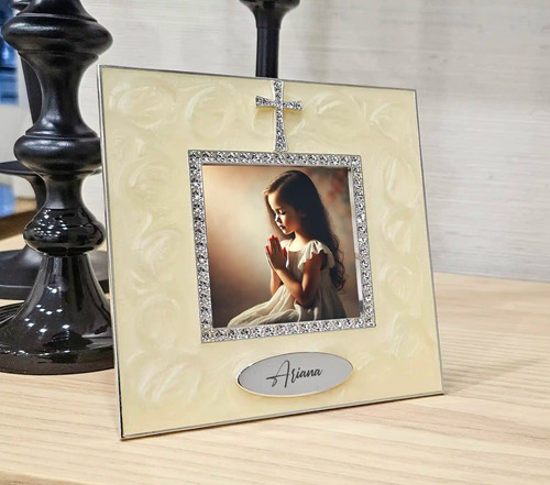 Personalized Christian Photo Frame with Cross - For any Christian ...