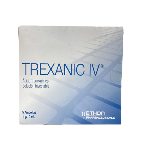 Trexanic IV inyectable 1g/10 mL 5 ampollas | OSM ltda