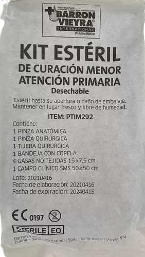 Kit de Curación Estéril Desechable | OSM ltda