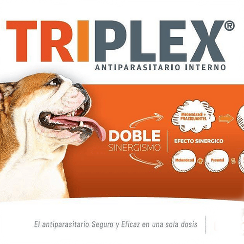 Triplex 4 comprimidos antiparasitario | OSM ltda