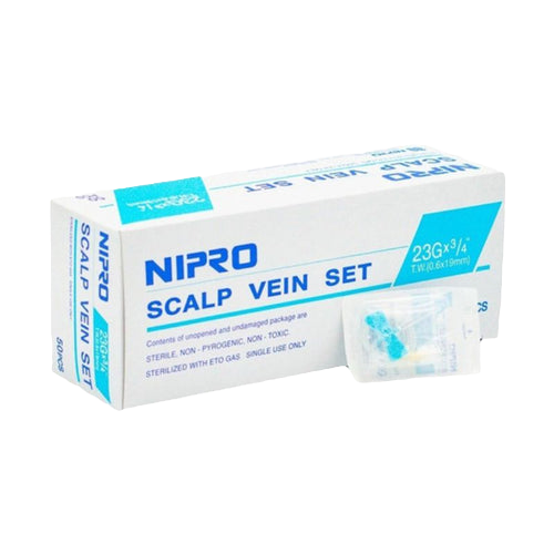 Mariposa Scalp Vein Nipro 23G Caja 50 unidades | OSM ltda