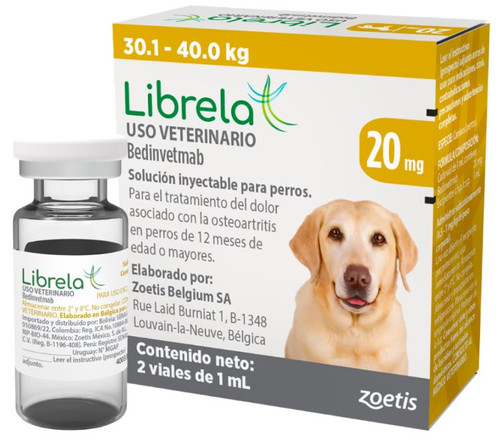 Librela 20 mg Solución inyectable 30 a 40 Kg | OSM ltda