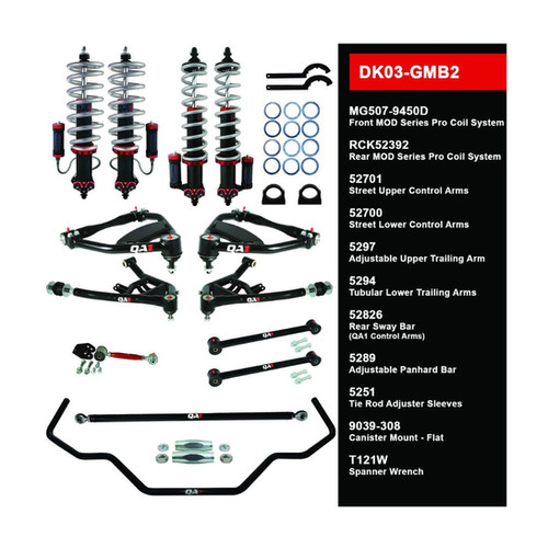 1965-1968 B-Body Impala/Caprice Level 3 Full Drag Kit, QA1 DK03-GMB2 ...