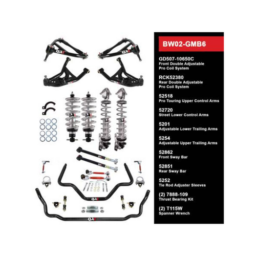 1991-1996 GM Impala B-Body, QA1 Level 2 Big Wheel, Double Adjustable ...