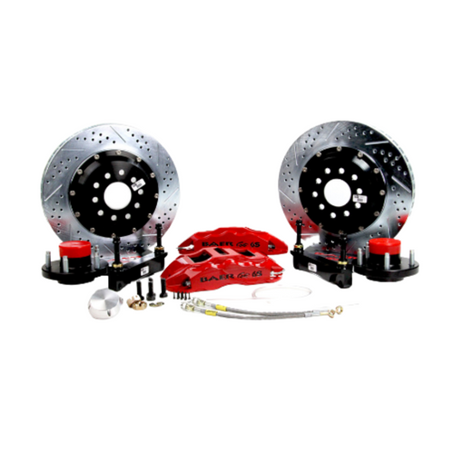 1965-1969 Mustang w/ Drum Spindles, 14" Front Extreme+ Baer Brake ...