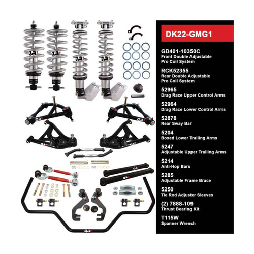 1978-1987 G-Body, Drag Kit, Double Adj. Coil Overs, Level 2, QA1 DK22 ...