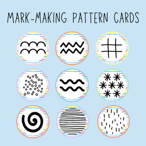 Mark Making Pattern Cards | Múinteoir Nina
