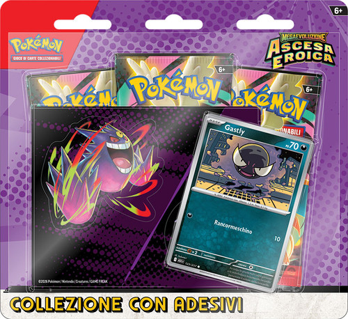 Pokémon Megaevoluzioni Ascesa Eroica Collezione con Adesivi "Gengar ...