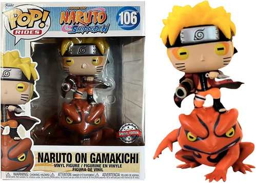Funko Pop! Rides Naruto Shippuden on Gamakichi Special Edition #106 ...