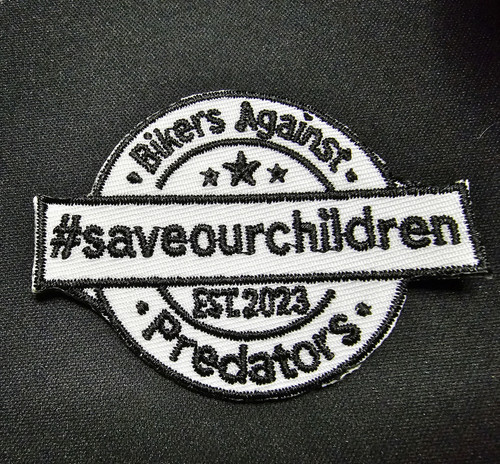 2.5x2.5 Iron on patch | Bikers Against Preda