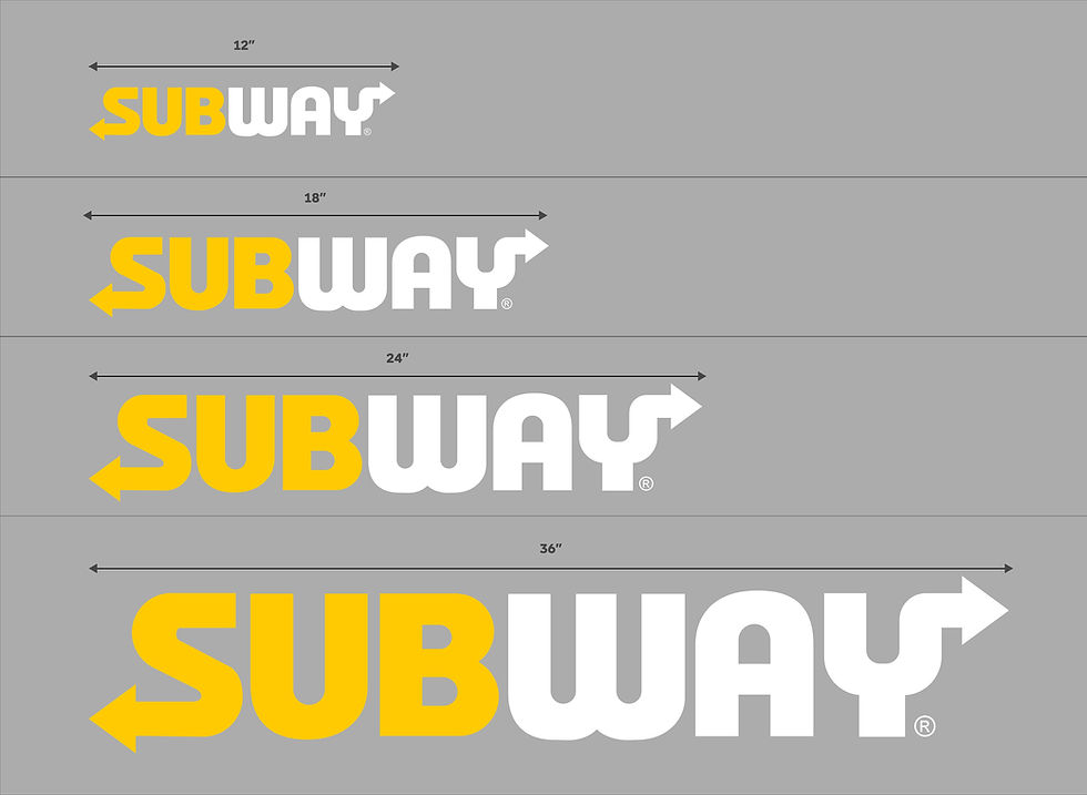 Subway Logo Signage | PrintSub