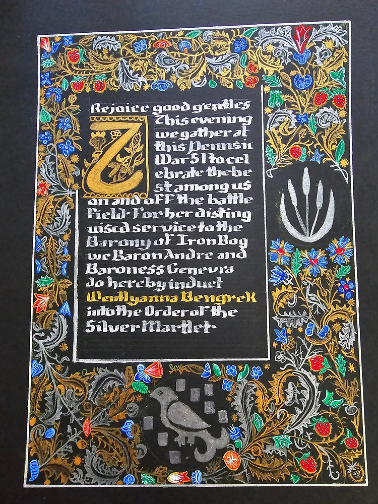 Iron Bog - Pennsic 51 scrolls - Part 1