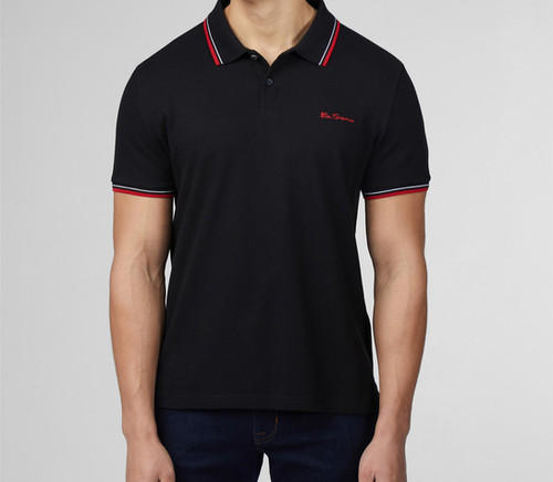 Ben Sherman - Signature Cotton Polo - Black | Sherry's