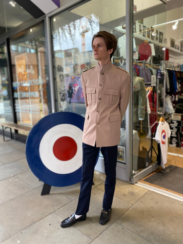 Beatles 'Shea Stadium' Jacket - Beige | Sherry's