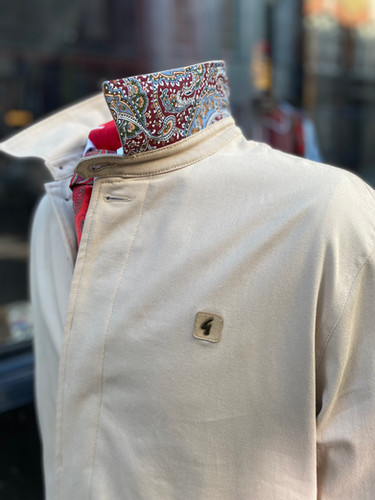 Gabicci Twill Mac - 'Oatmeal' | Sherry's