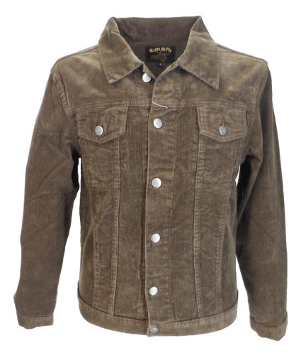 Classic Cord Jacket - 'Rubber Soul' Brown | Sherry's