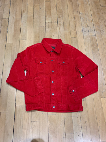Classic Cord Jacket - Bright Red | Sherry's