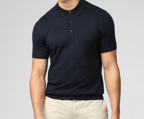 Ben Sherman - Signature Knitted Polo - Dark Navy | Sherry's
