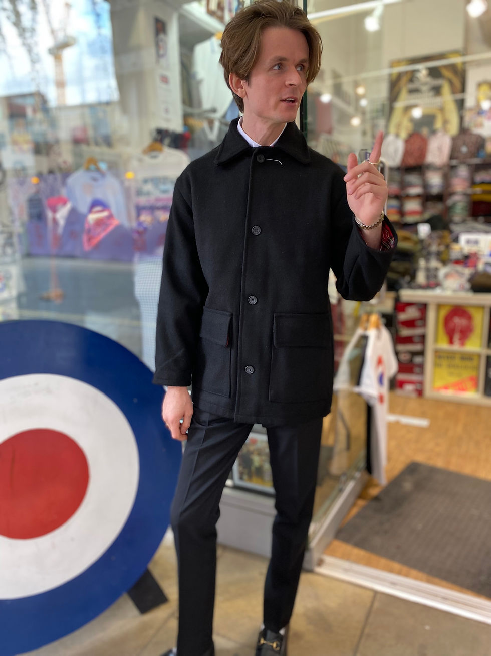 Donkey Jacket with Tartan Lining | Sherry's