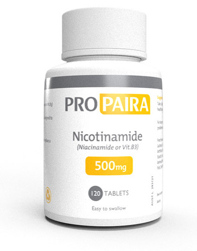 Nicotinamide 500mg, 120 Tablets | Luminous Skin Cancer and Scar Centre