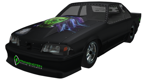 Ford Mustang Foxbody 1993 "Frankenstein" bodyshell | Dersin Studio