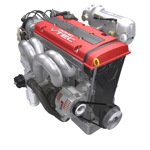 Honda H22A 2.2L turbocharged engine | Dersin Studio