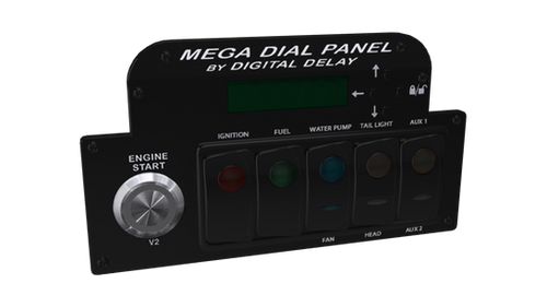 Digital Delay Mega dial switch panel | Dersin Studio