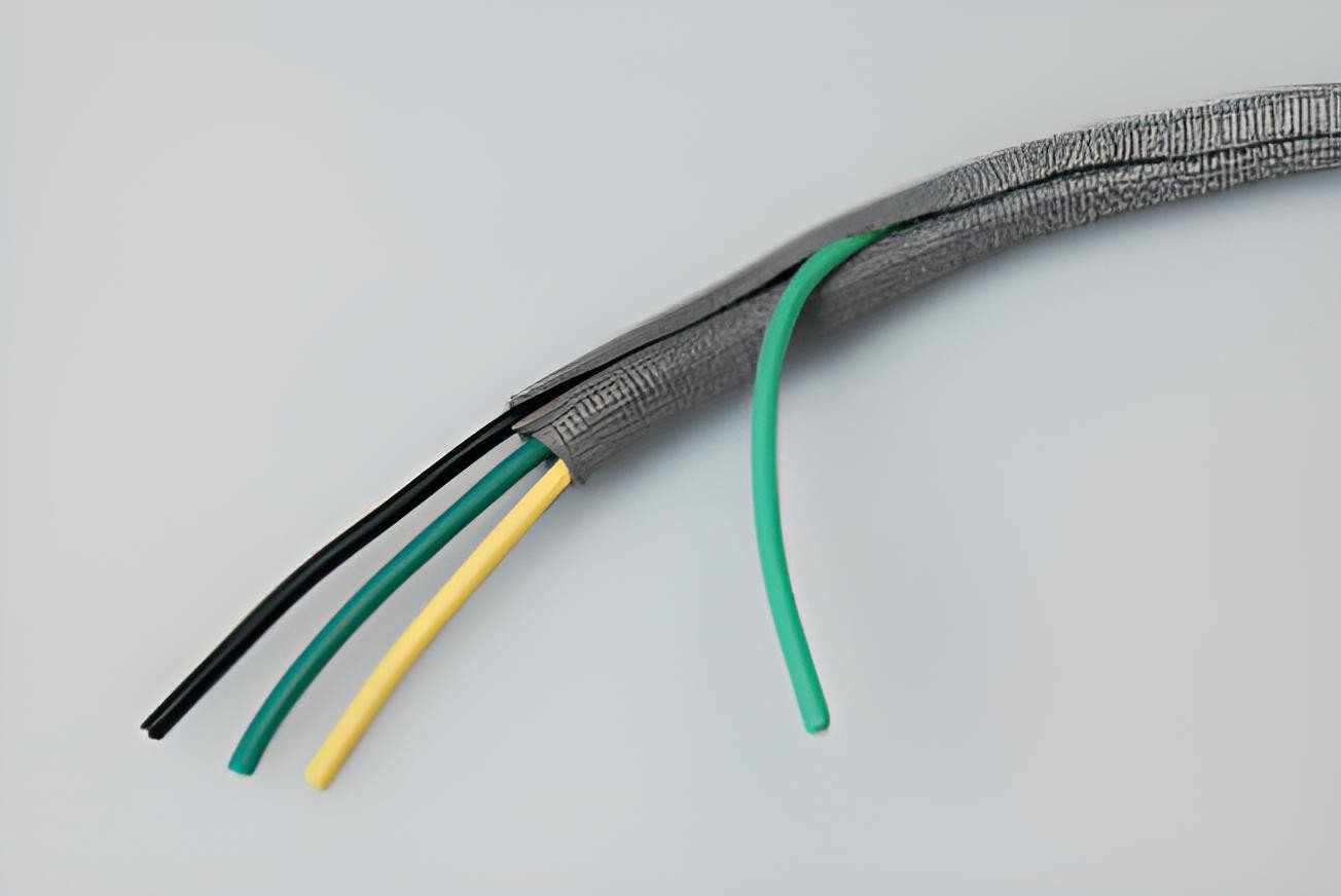 Self-wrapping Shield Tube