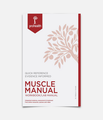 Muscle Manual Workbook/Lab Manual | ProHealthSys AU