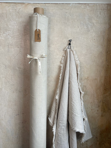 LINEN CROSS-WEAVE -BLONDE | THE CLOTH SHOP