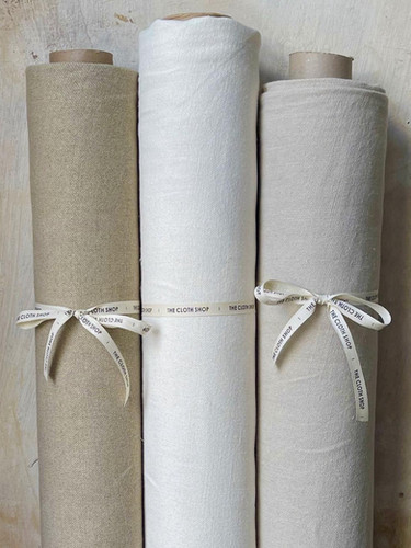 CLOTH SHOP HEAVYWEIGHT WASHED LINEN - DOUBLE WIDTH | THE CLOTH SHOP